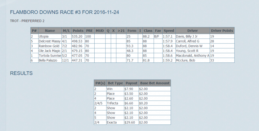 FLAMBORO DOWNS - My Site